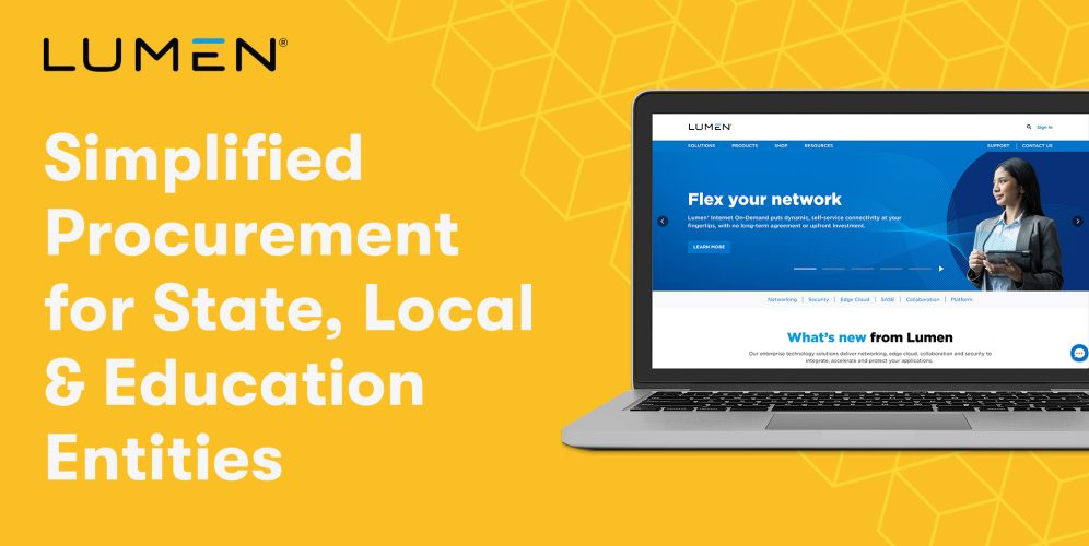 How Lumen Technologies Can Help SLED Entities with Simplified Procurement - NPPGov